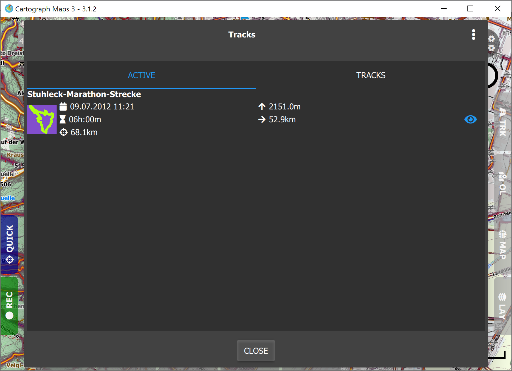 Track manager – Cartograph Maps